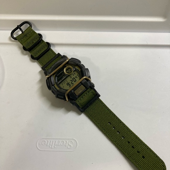 Casio | Accessories | Casio Gshock Gd40 Digital Watch New Strap Olive ...